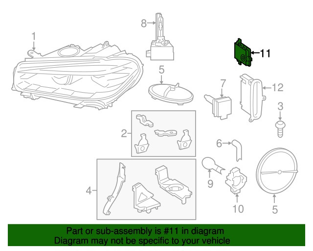 63117317408 Блок управления ксеноновыми фарами BMW | Запчасти на DRIVE2