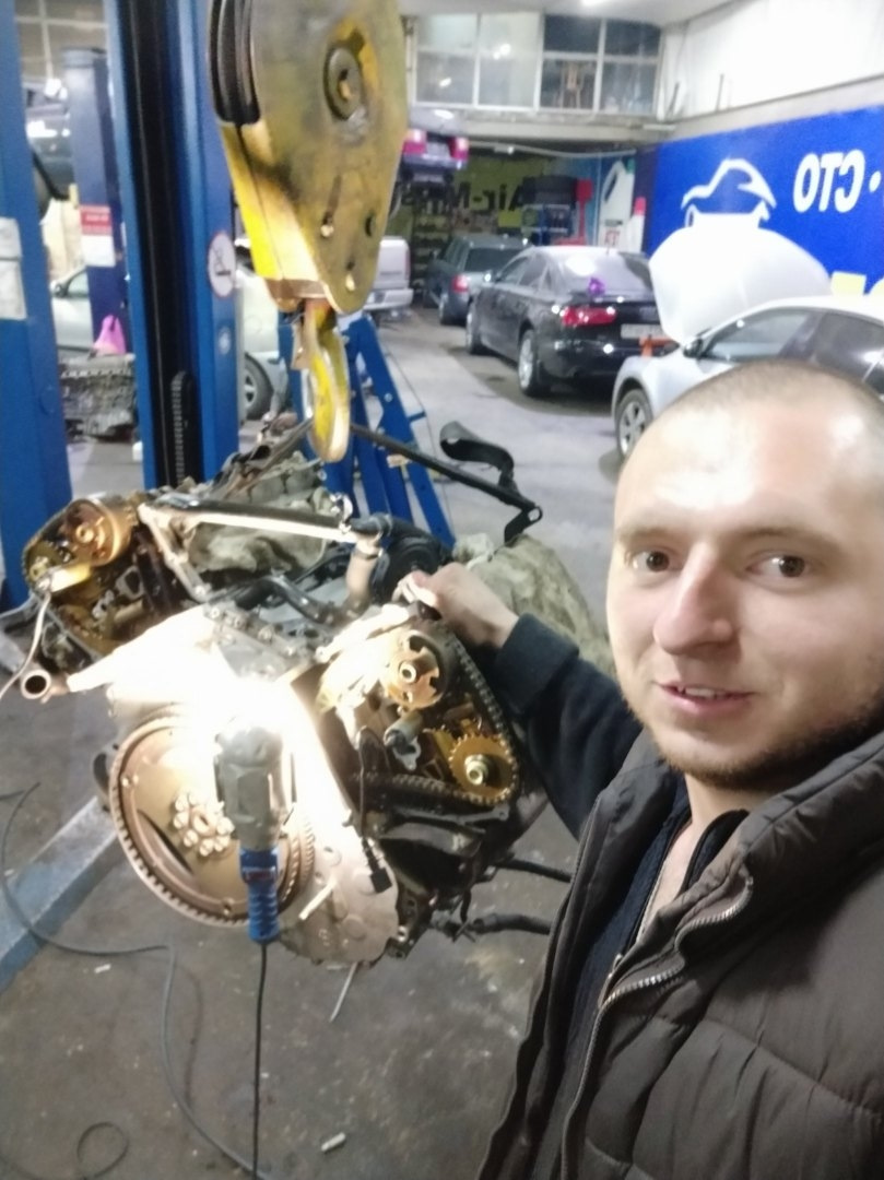 Замена цепей ГРМ — Audi Allroad (C5), 4,2 л, 2004 года | плановое ТО ...