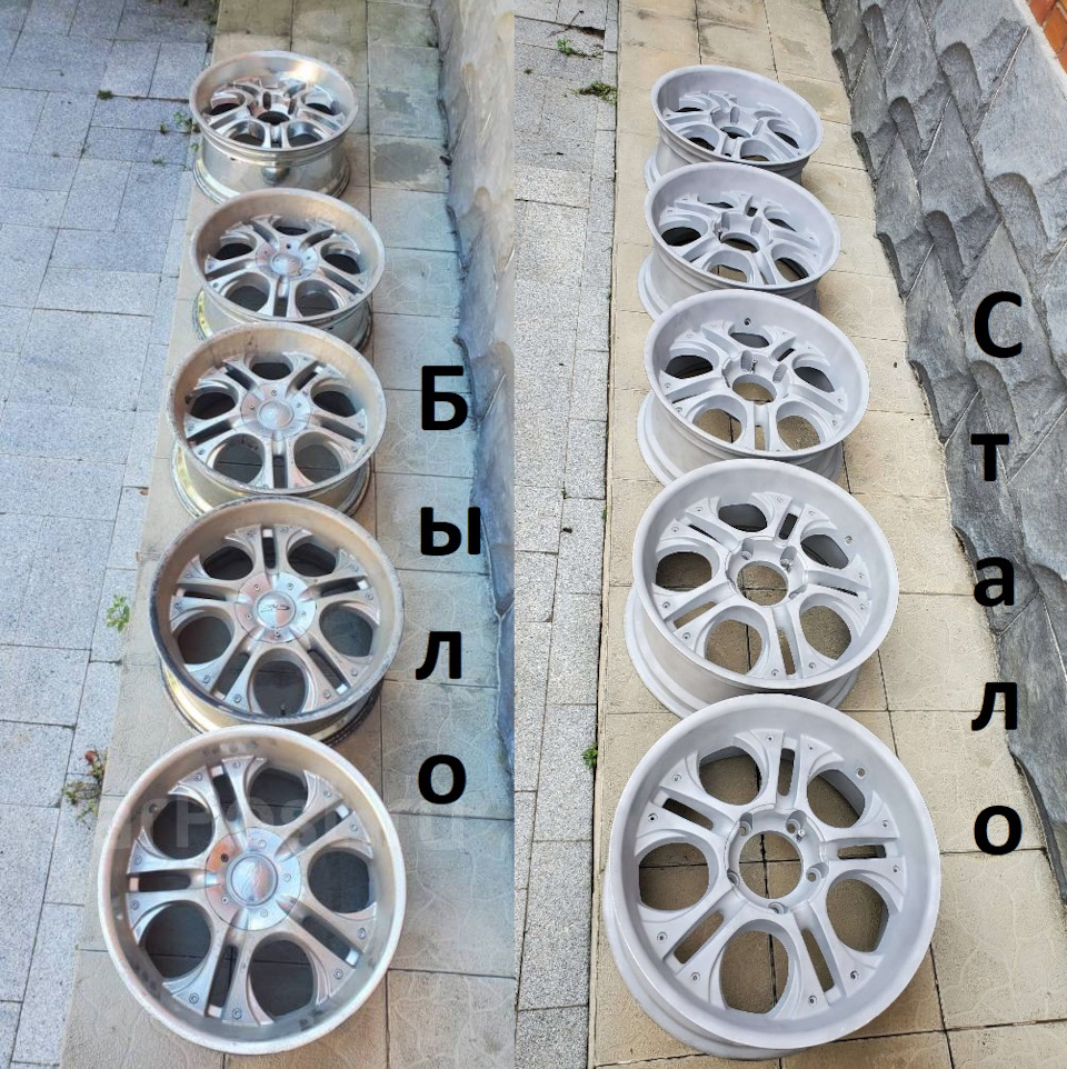 №30. Снятие хрома с дисков "обратная гальваника" 20" BZO COLT 45 ...