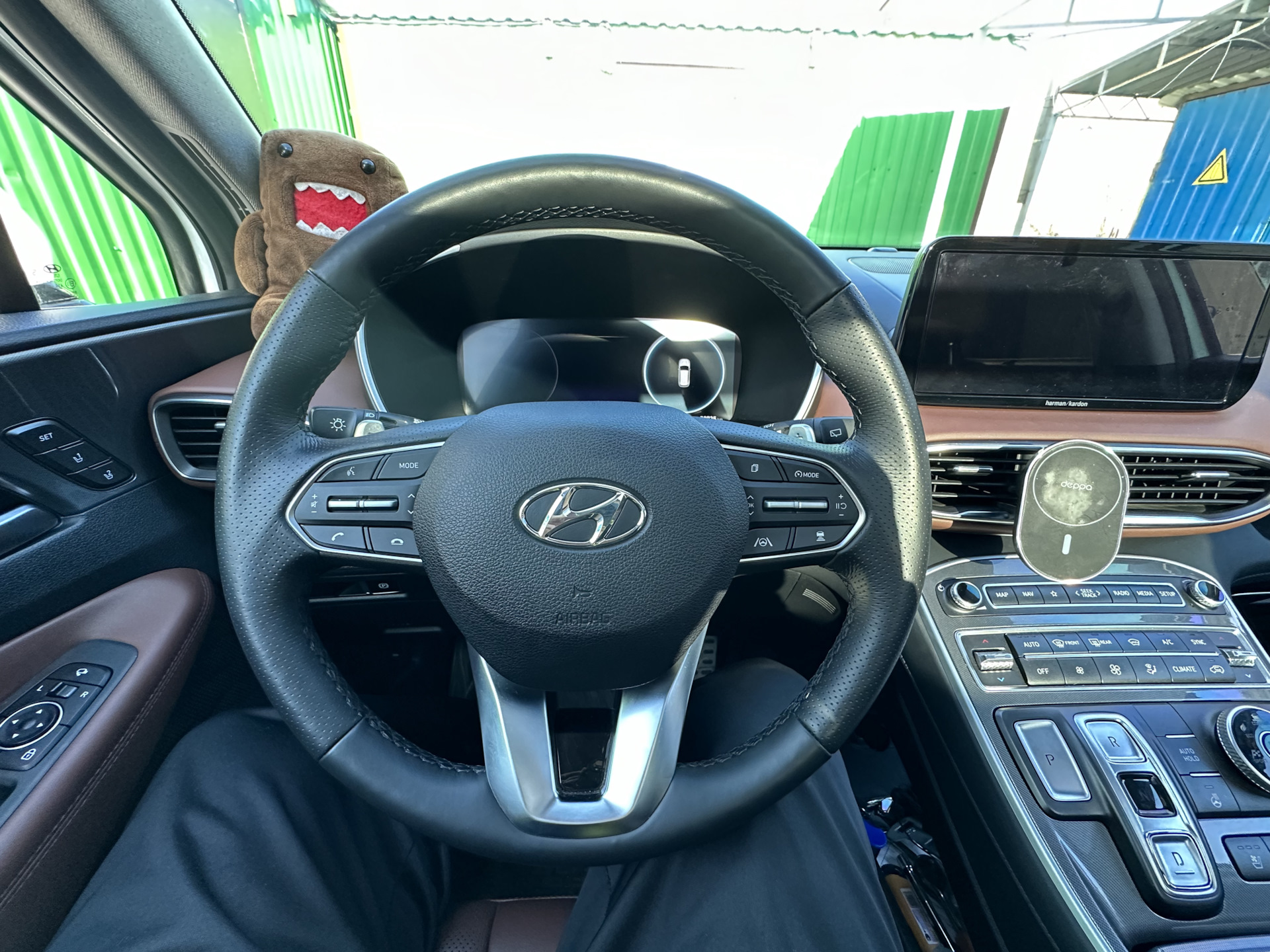 Новый руль от Tucson N Line — Hyundai Santa Fe (4G), 2,2 л, 2021 года ...
