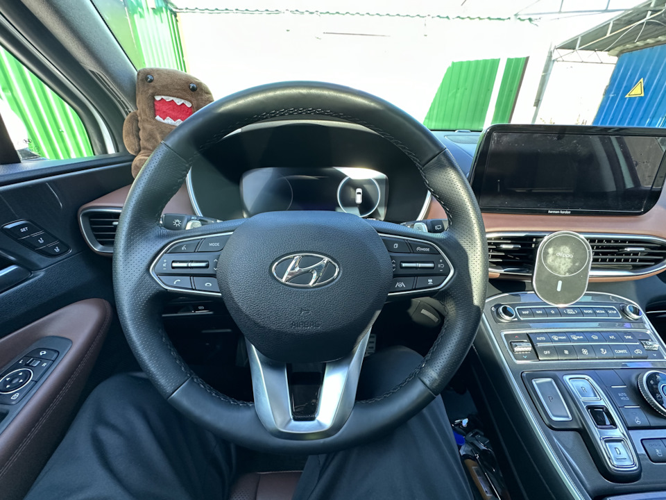 Новый руль от Tucson N Line — Hyundai Santa Fe (4G), 2,2 л, 2021 года ...