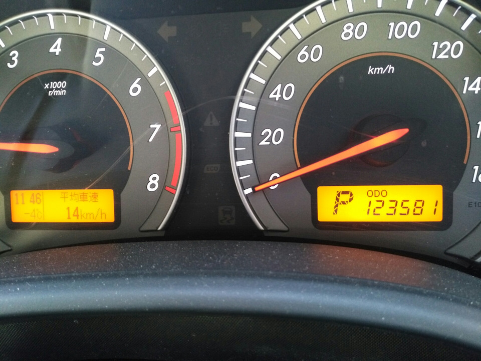 Текущая замена масла ДВС — Toyota Corolla Fielder (E130), 1,8 л, 2007 ...