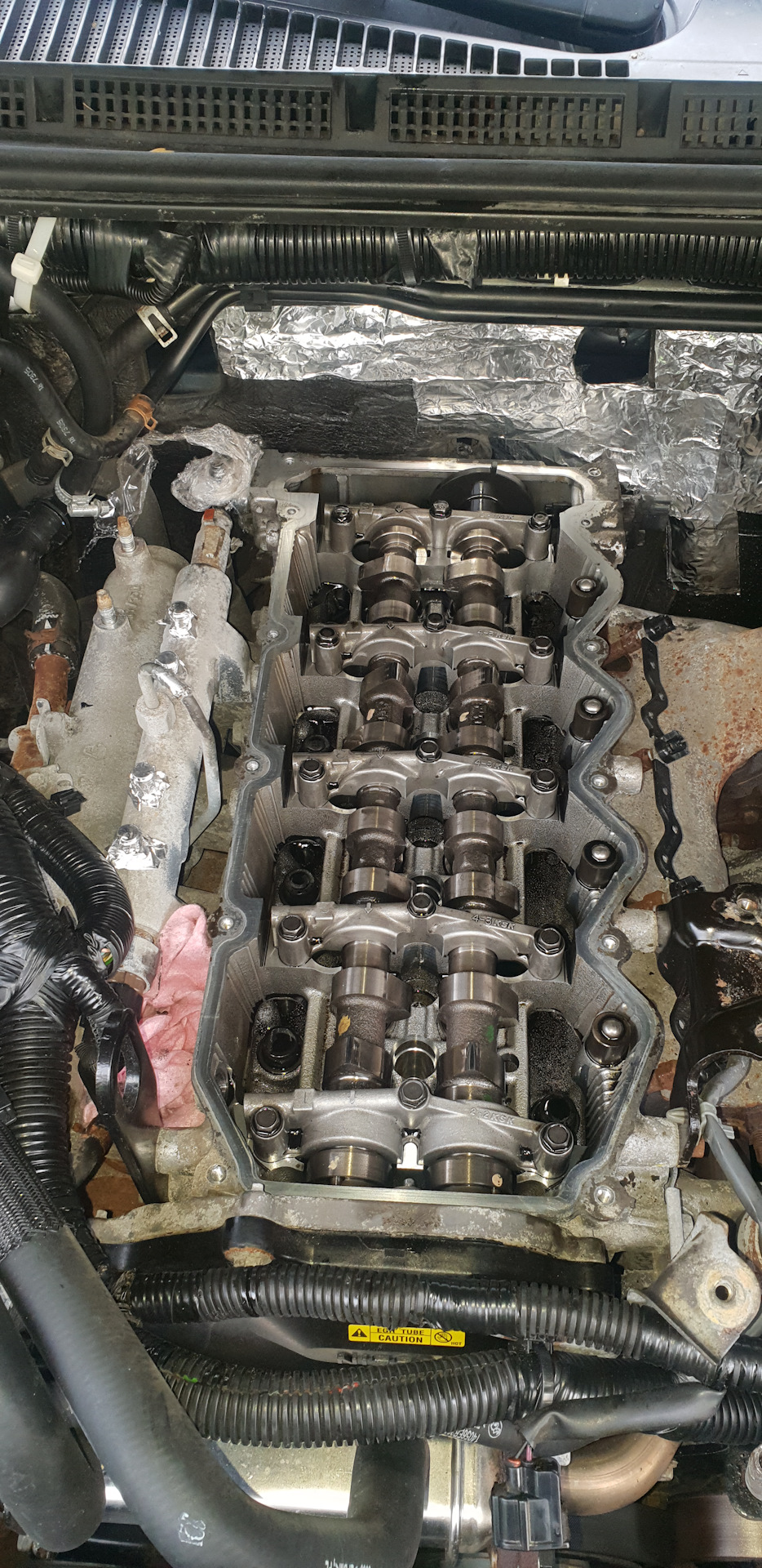 Замена и прописка форсунок — Nissan Pathfinder (3G), 2,5 л, 2007 года ...