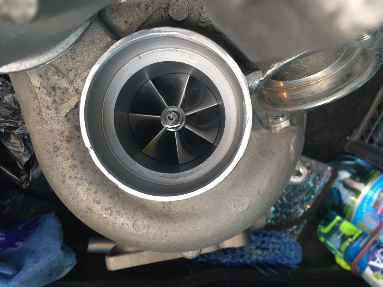 Турбины (часть 2) + новая вакуумная система. — BMW 5 series (E60), 3,5 ...