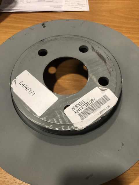 A246421011207 Диск тормозной Mercedes | Запчасти на DRIVE2
