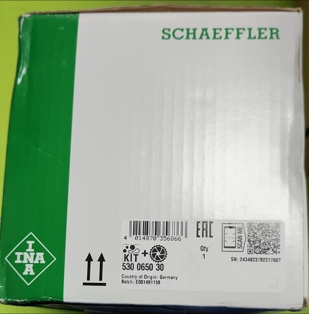 530065030 Комплект водяного насоса и ремня ГРМ INA | Запчасти на DRIVE2