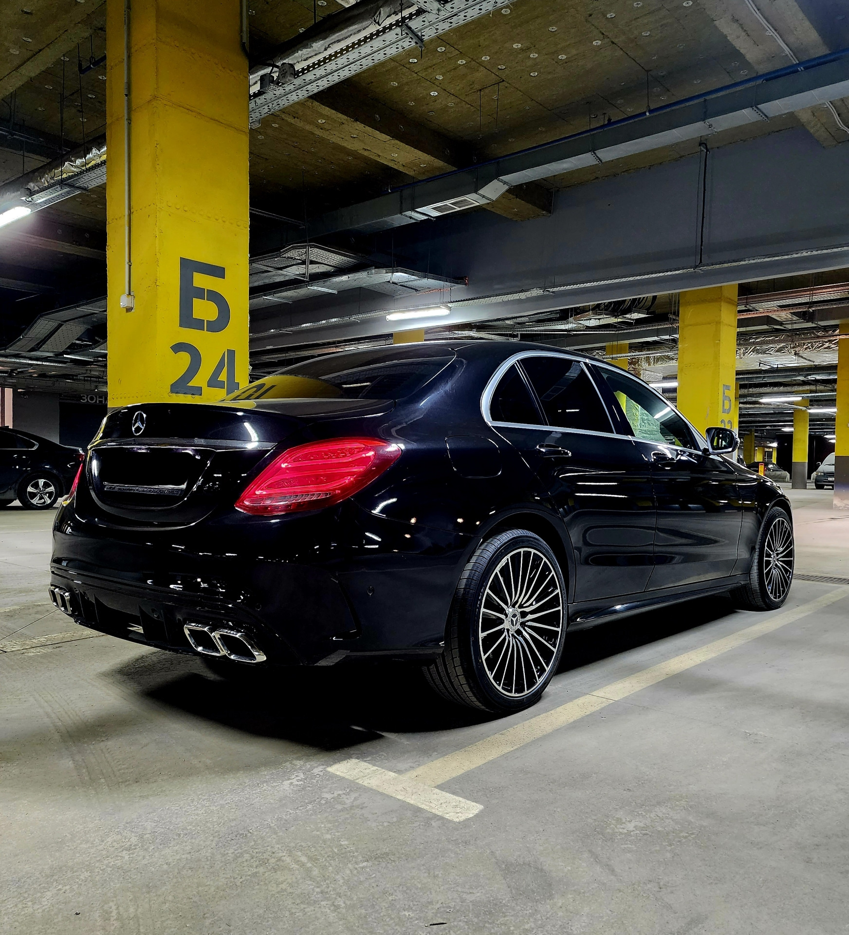 Лето обул в 19е — Mercedes-Benz C-Class (W205), 2 л, 2017 года | колёсные диски | DRIVE2