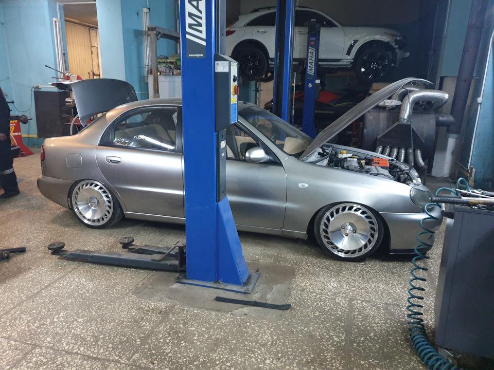 Доработка подвески в stance режим — Daewoo Lanos, 1,6 л, 2006 года ...