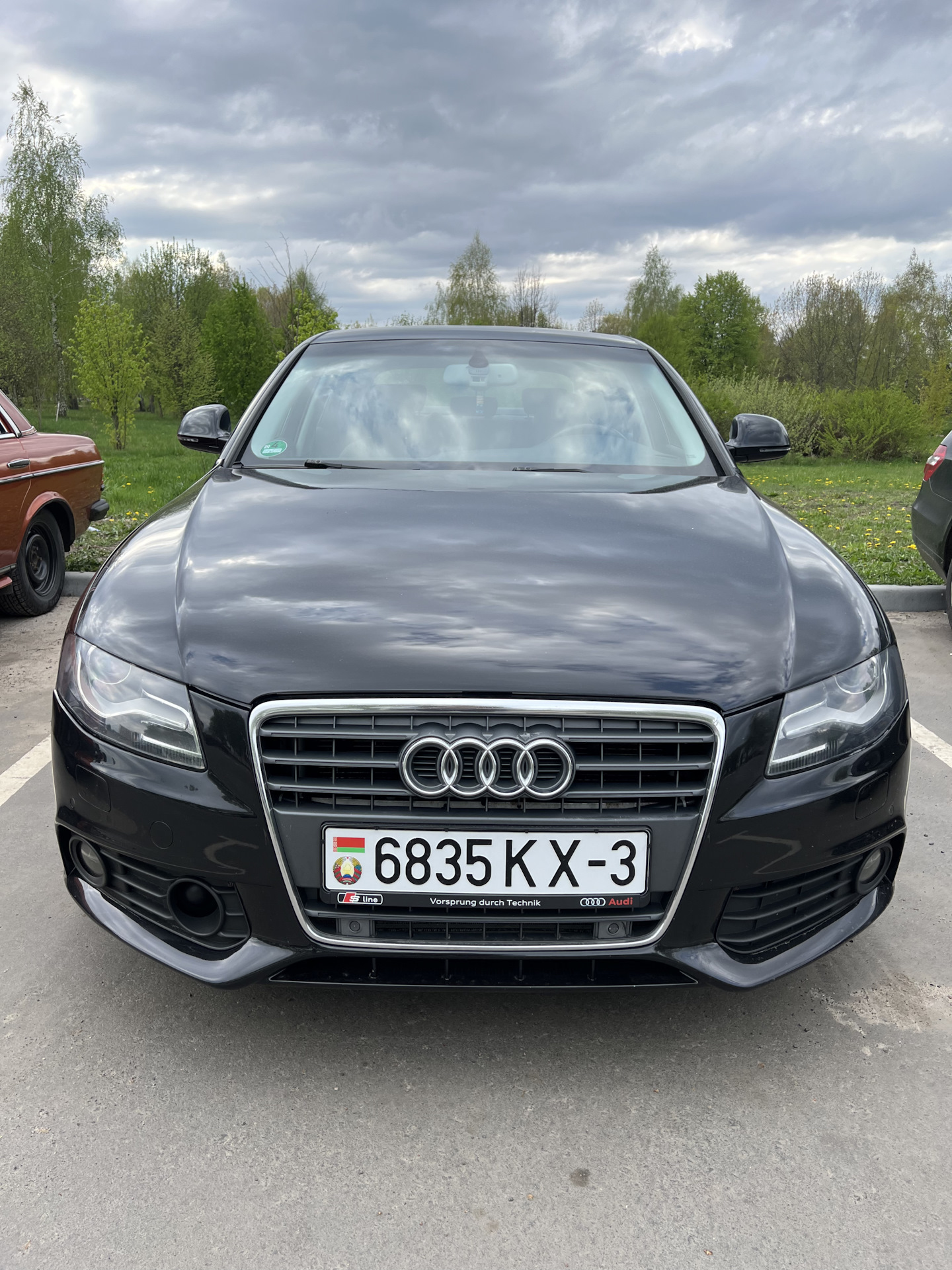 Первые фотки — Audi A4 (B8), 2 л, 2009 года | покупка машины | DRIVE2
