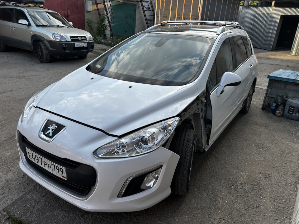 Продолжаем ремонт — Peugeot 308 SW (1G), 1,6 л, 2012 года | кузовной ремонт | DRIVE2
