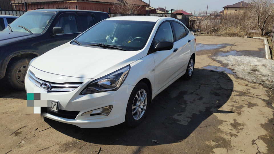 Переобулся😇 — Hyundai Solaris, 1,4 л, 2014 года | просто так | DRIVE2