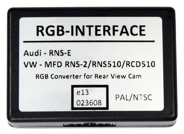 Вопрос: интерфейс камеры для RNS-E PU 193C? — Audi A4 (B7), 3,2 л, 2005 ...