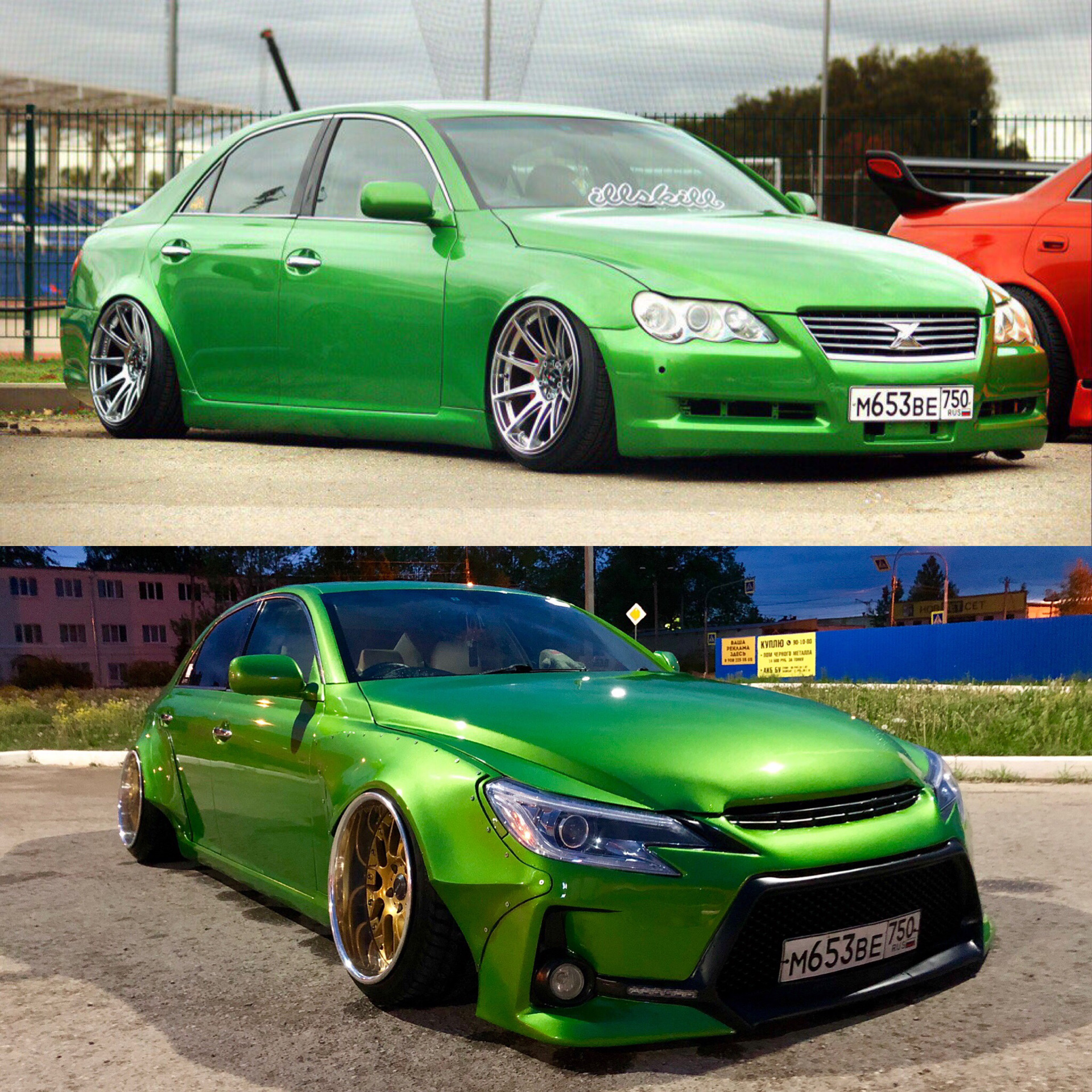 Наконец Финиш — Toyota Mark X (GRX120), 2,5 л, 2007 года | стайлинг ...