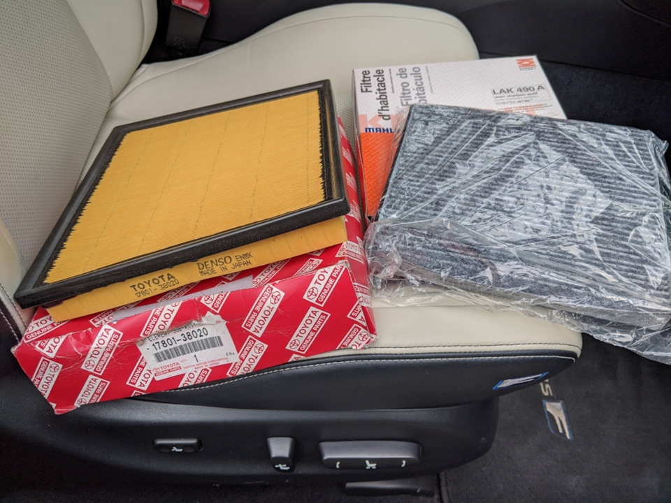 Мелкое ТО: Фильтры. Воздух — Lexus IS-F, 4,9 л, 2010 года | своими ...