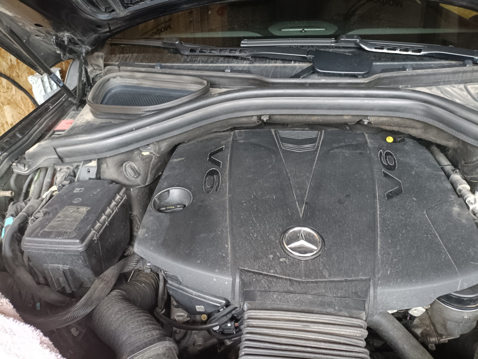 Замена сальника КВКГ — Mercedes-Benz GL-Class (X166), 3 л, 2015 года ...