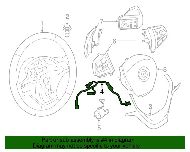 32306854768 Соединительный провод рулевого колеса BMW | Запчасти на DRIVE2