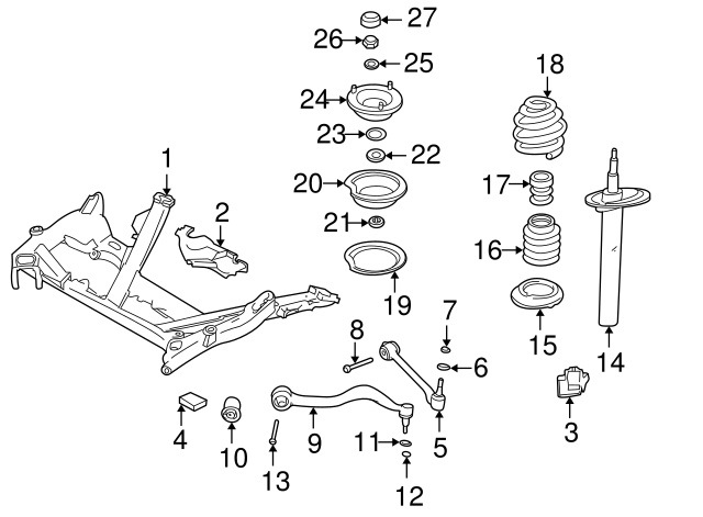 31331091709 Верхняя опора амортизационной стойки BMW | Запчасти на DRIVE2