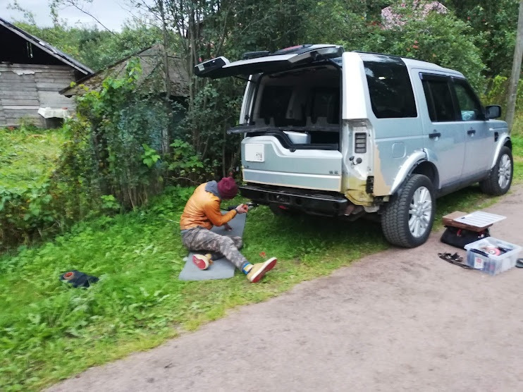 Запчасти для сборки после покраски авто. — Land Rover Discovery III, 4 ...