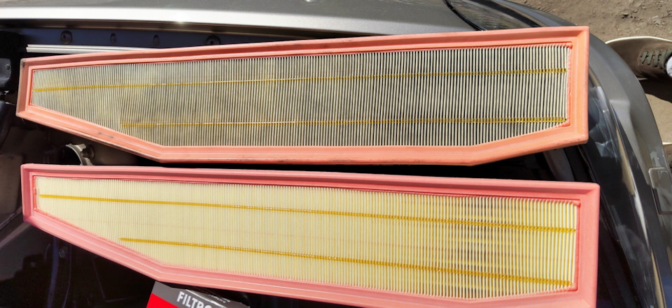 Замена воздушного и салонного фильтров — BMW X3 (E83), 3 л, 2009 года ...