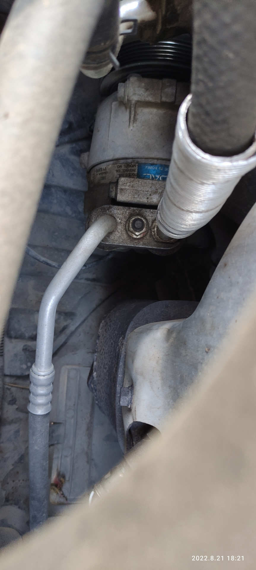 Ремонт кондиционера — Chevrolet Lacetti Sedan, 1,6 л, 2007 года | визит ...