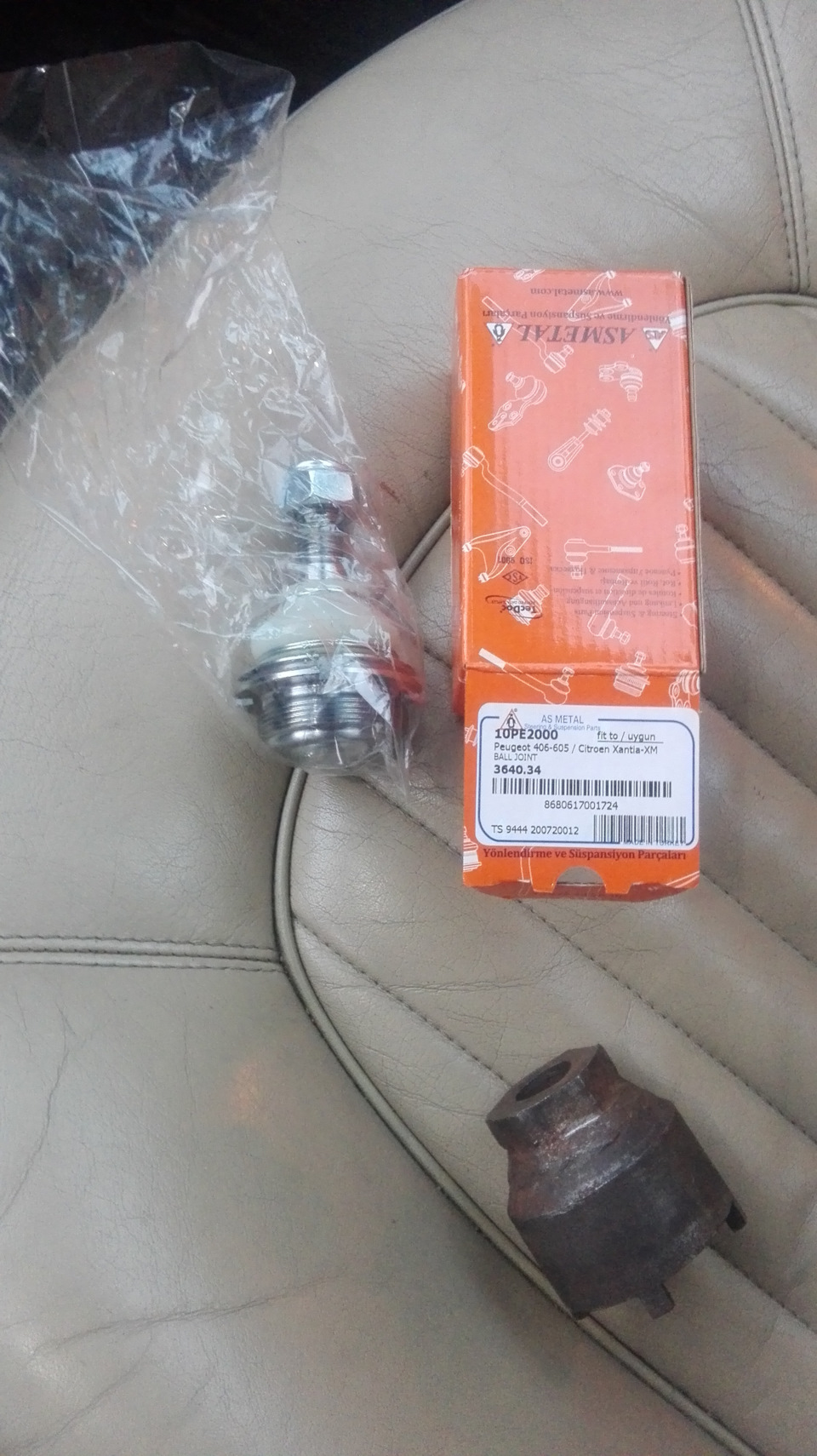 Замена шаровой — Peugeot 406 Break, 2,2 л, 2002 года | своими руками ...