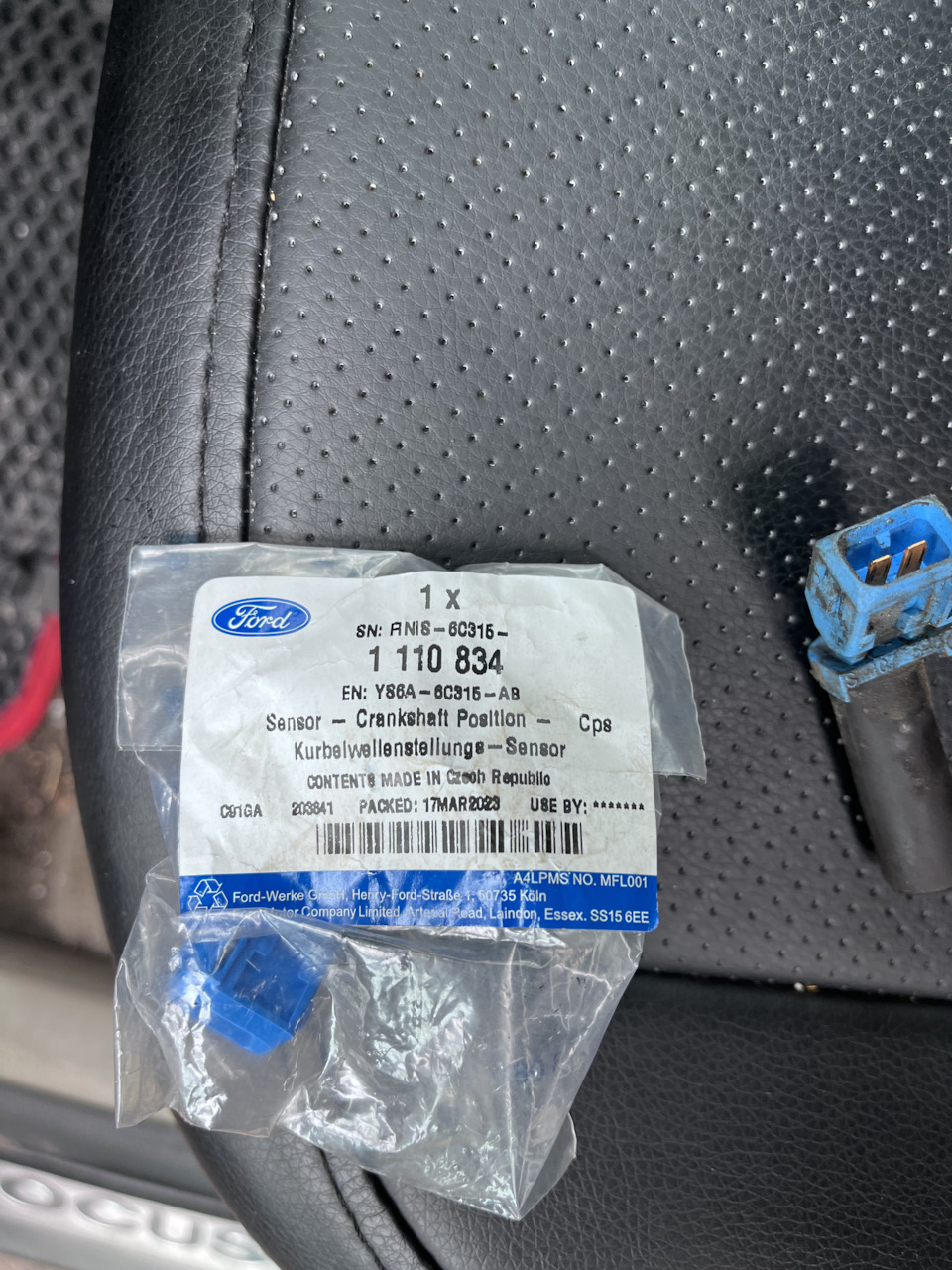 1110834 Датчик оборотов коленвала / 1.25-1.6 Zetec-S/Duratec 00~ Ford ...