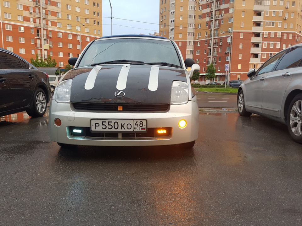 ДХО на Will Vi с функцией поворота — Toyota Will Vi, 1,3 л, 2000 года ...