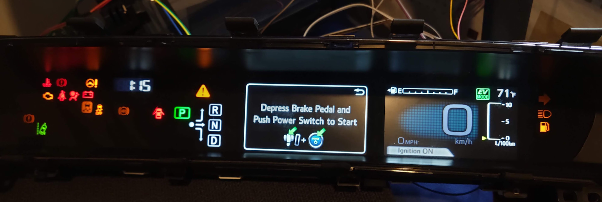 prius 5# combination meter and HUD ч2 — Toyota Prius (20), 1,5 л, 2008 ...