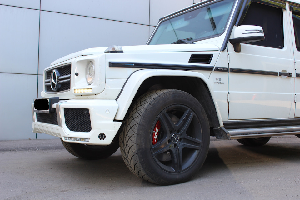 Mercedes-Benz G-Class, тормоза JBT на передней оси. — JBT Brake System ...