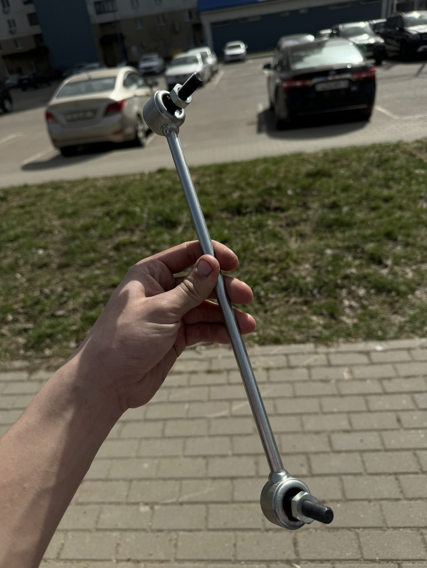 #7 Полиуретановые стойки стабилизатора. — Peugeot 207, 1,4 л, 2009 года ...