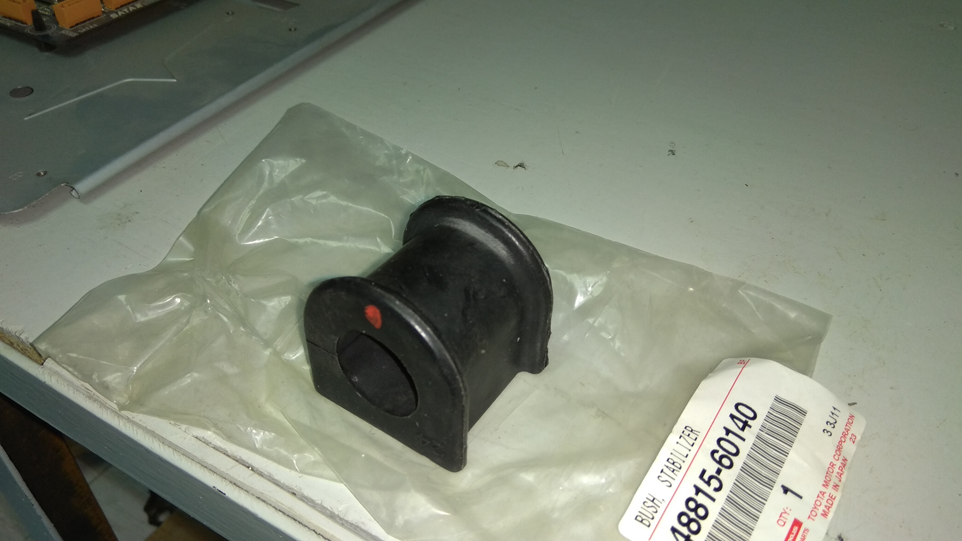 Втулки стабилизатора от Крузака. — Suzuki Grand Vitara (2G), 2 л, 2006 ...