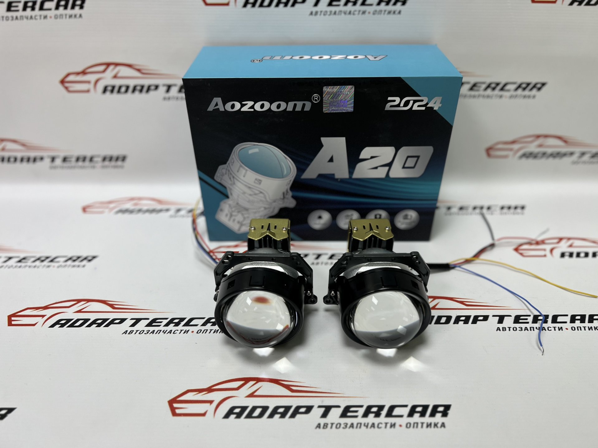 Би-светодиодные линзы Aozoom A20 2024 3.0 5500K 53W/70W — Adaptercar на ...