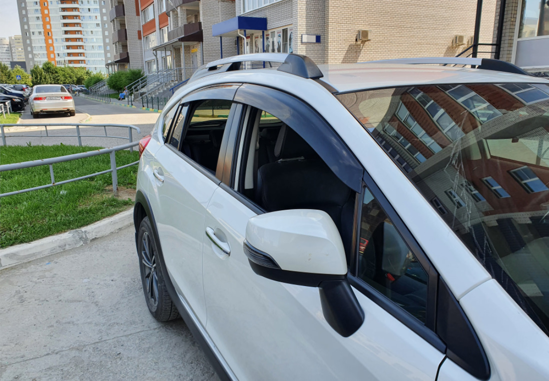 Установка дефлекторов Subaru E3610FJ660 (OEM) — Subaru XV (1G), 2 л ...