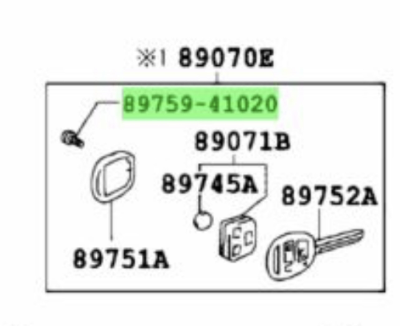 Key cover, CYGNUS — Toyota Land Cruiser 100, 4,7 л, 2005 года ...