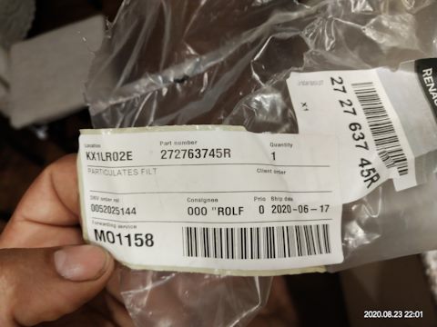 272763745R Крышка фильтра салона RENAULT | Запчасти на DRIVE2