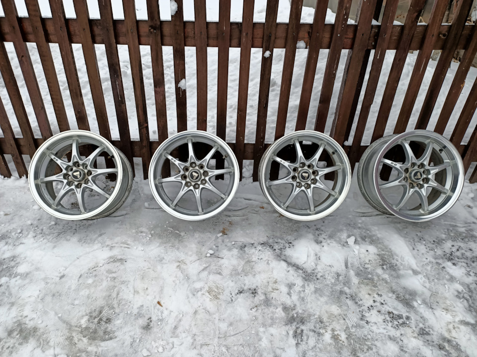 Japan wheels Apis sr-08 r15, 7j, et+35, вес 7.4kg — Toyota Probox, 1,5 ...
