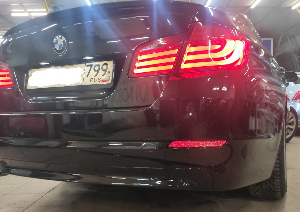 Кузовной ремонт. Исправление попки. ИОН Моторс. — BMW 5 series (F10), 2 ...