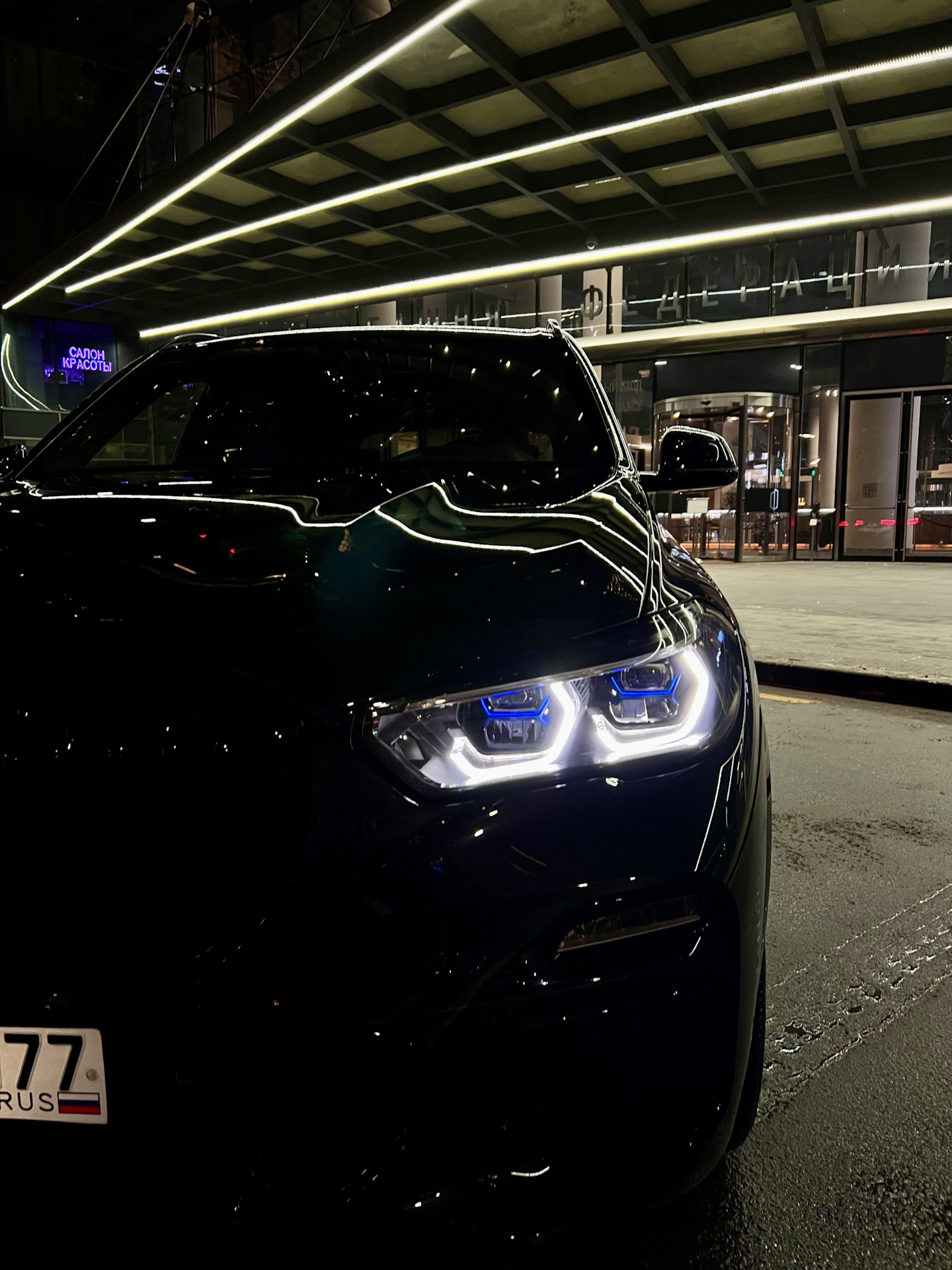 Ночной X5. — BMW X5 (G05), 3 л, 2021 года | фотография | DRIVE2