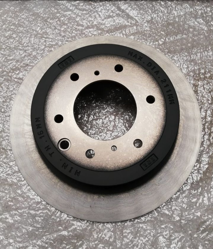 Диск тормозной задний Mitsubishi Pajero 4615A037 на Mitsubishi Pajero ...