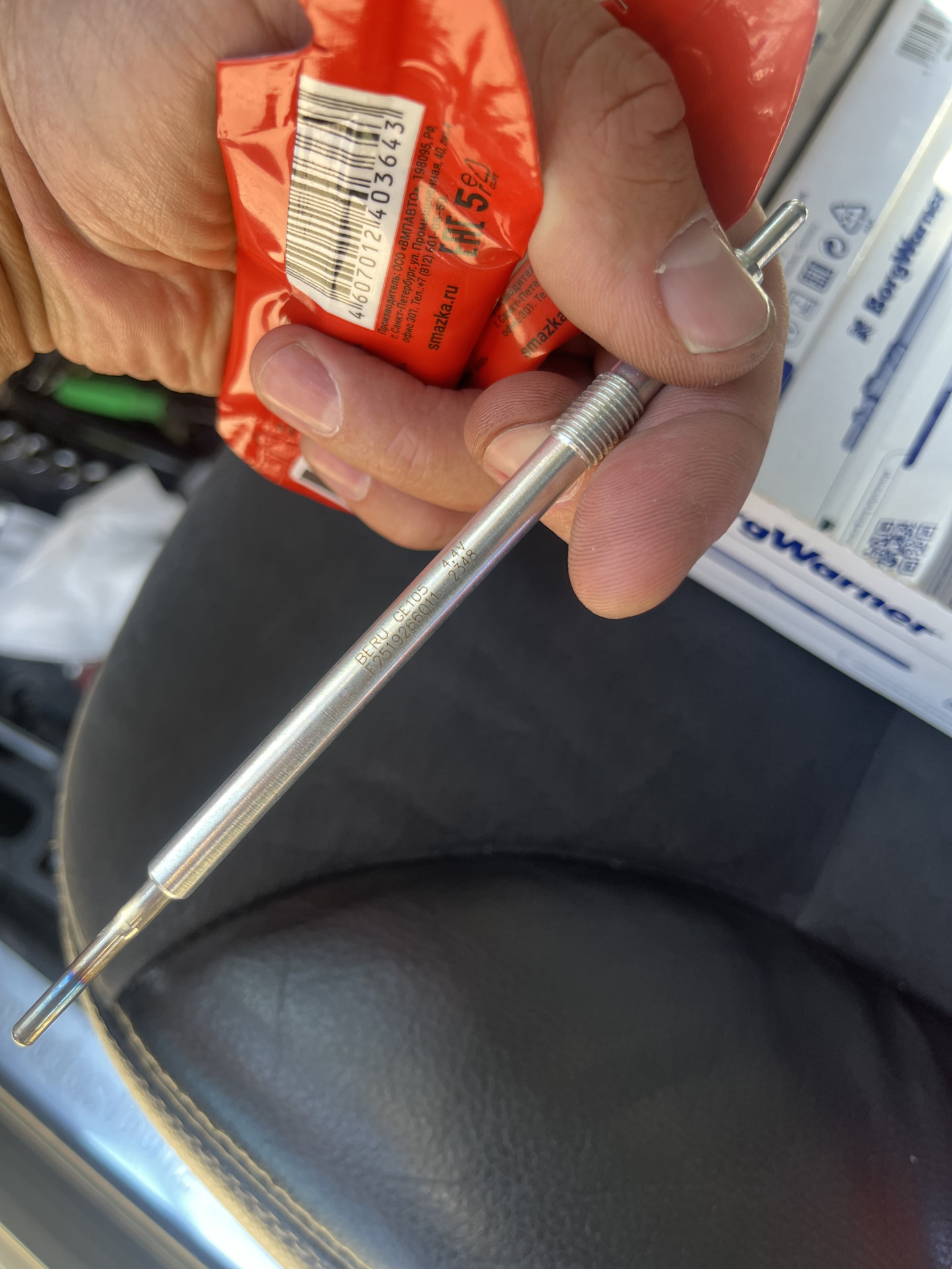 Замена свечей накала на om642 — Mercedes-Benz M-Class (W164), 3 л, 2008 ...