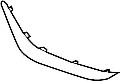 86628G5000 Piece-rr BUMPER SIDE. PIECE-RR BUMPER SIDE, RH KIA HYUNDAI ...