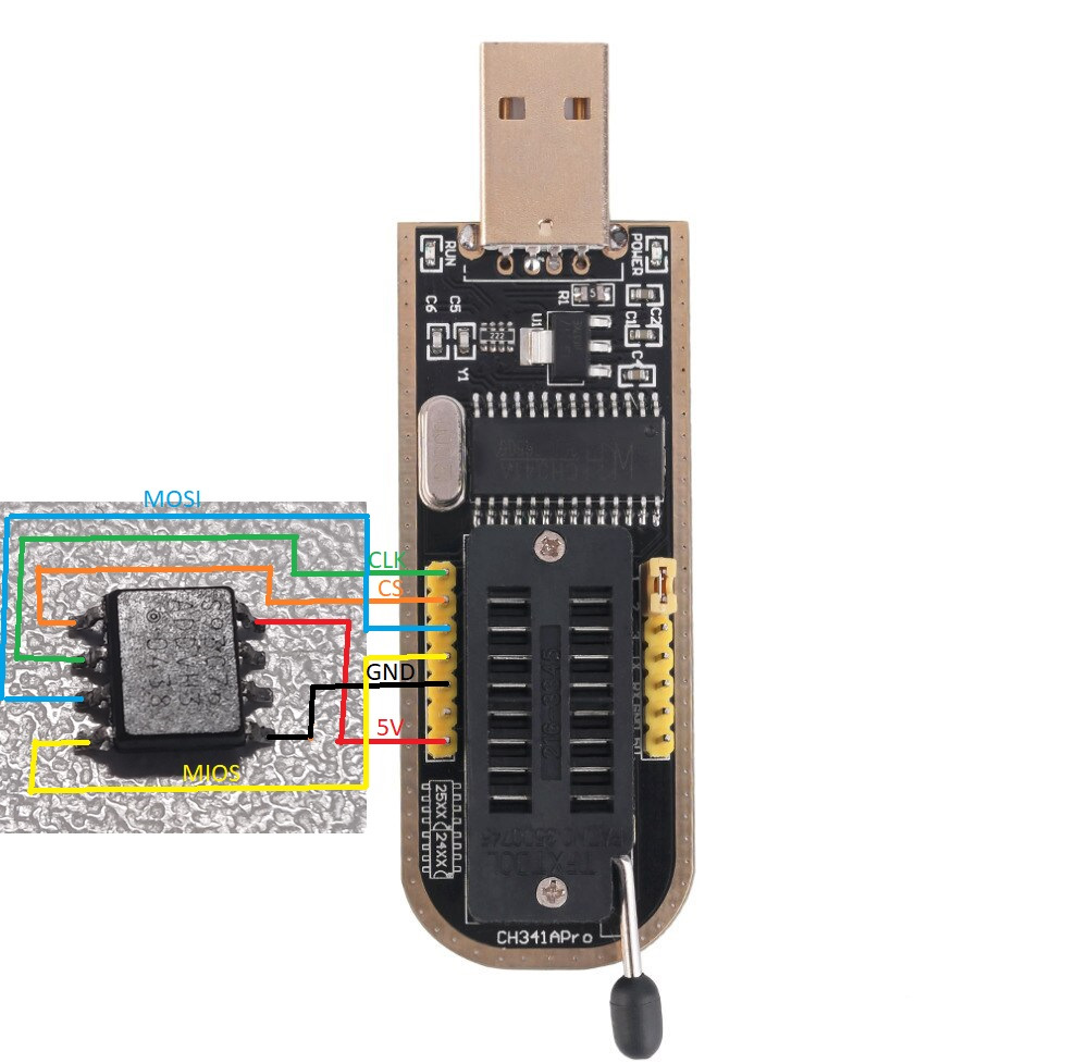 Программатор EEPROM 93XX за гроши. — Subaru Impreza (GE/GH), 2 л, 2008 ...