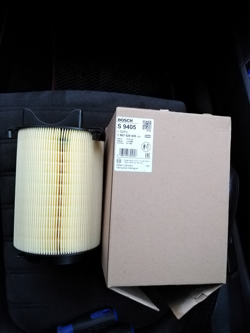 1987429405 Воздушный фильтр BOSCH | Запчасти на DRIVE2