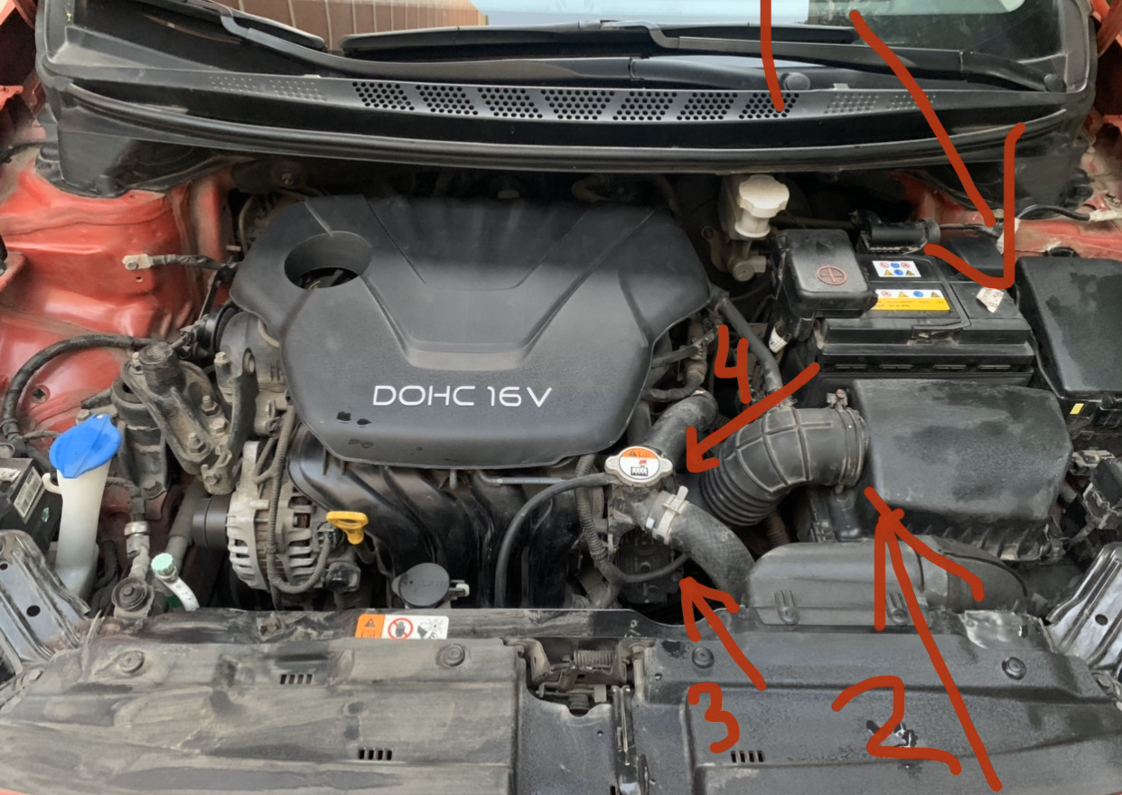 Чистка дроссельной заслонки — KIA Ceed (2G), 1,6 л, 2015 года ...