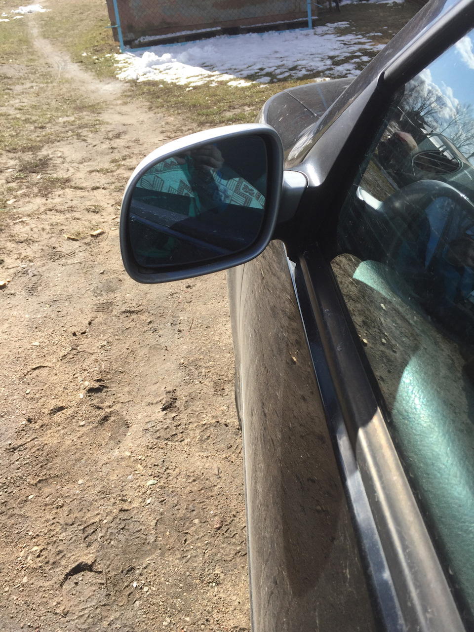 водительское зеркало — Volkswagen Golf Variant (Mk4), 1,9 л, 2002 года ...