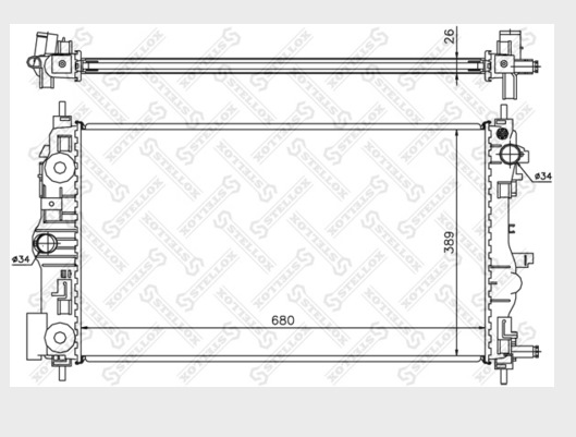 Трудности подбора основного радиатора — Chevrolet Cruze (1G), 1,6 л ...