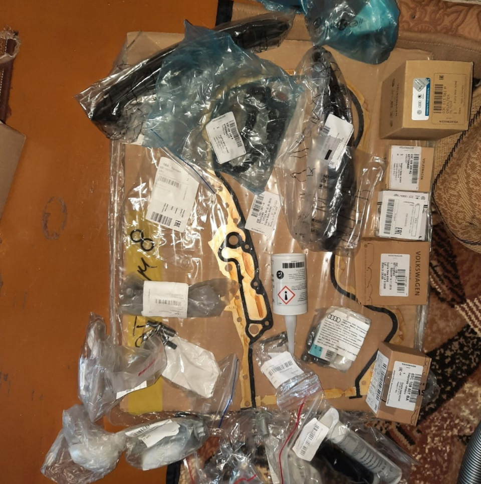 Замена цепи ГРМ САХА 1.4 — Volkswagen Jetta VI, 1,4 л, 2014 года ...