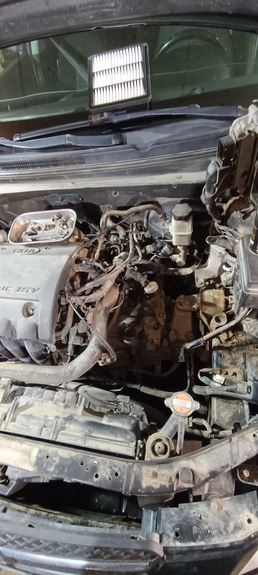 Замена сцепления Kia Ceed ED — KIA Ceed SW (1G), 1,6 л, 2008 года ...