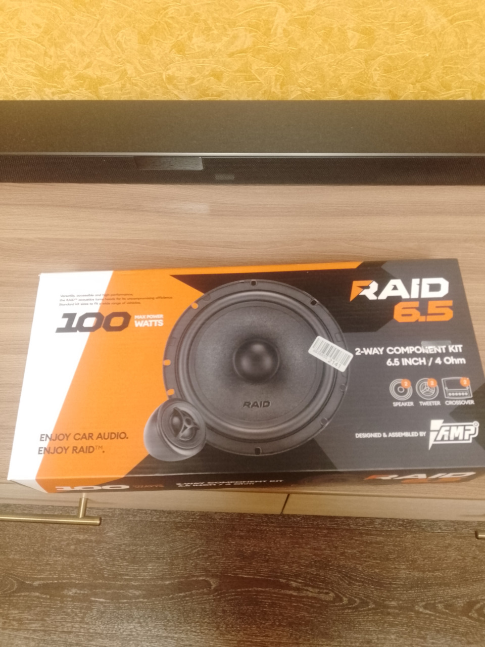 1часть. Компонентная акустика от AMP — Raid 6.5 — Lada Калина Хэтчбек (1G), 1,4 л, 2012 года ...