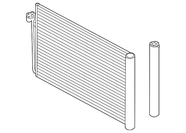 64536805453 Конденсатор кондиционера BMW | Запчасти на DRIVE2
